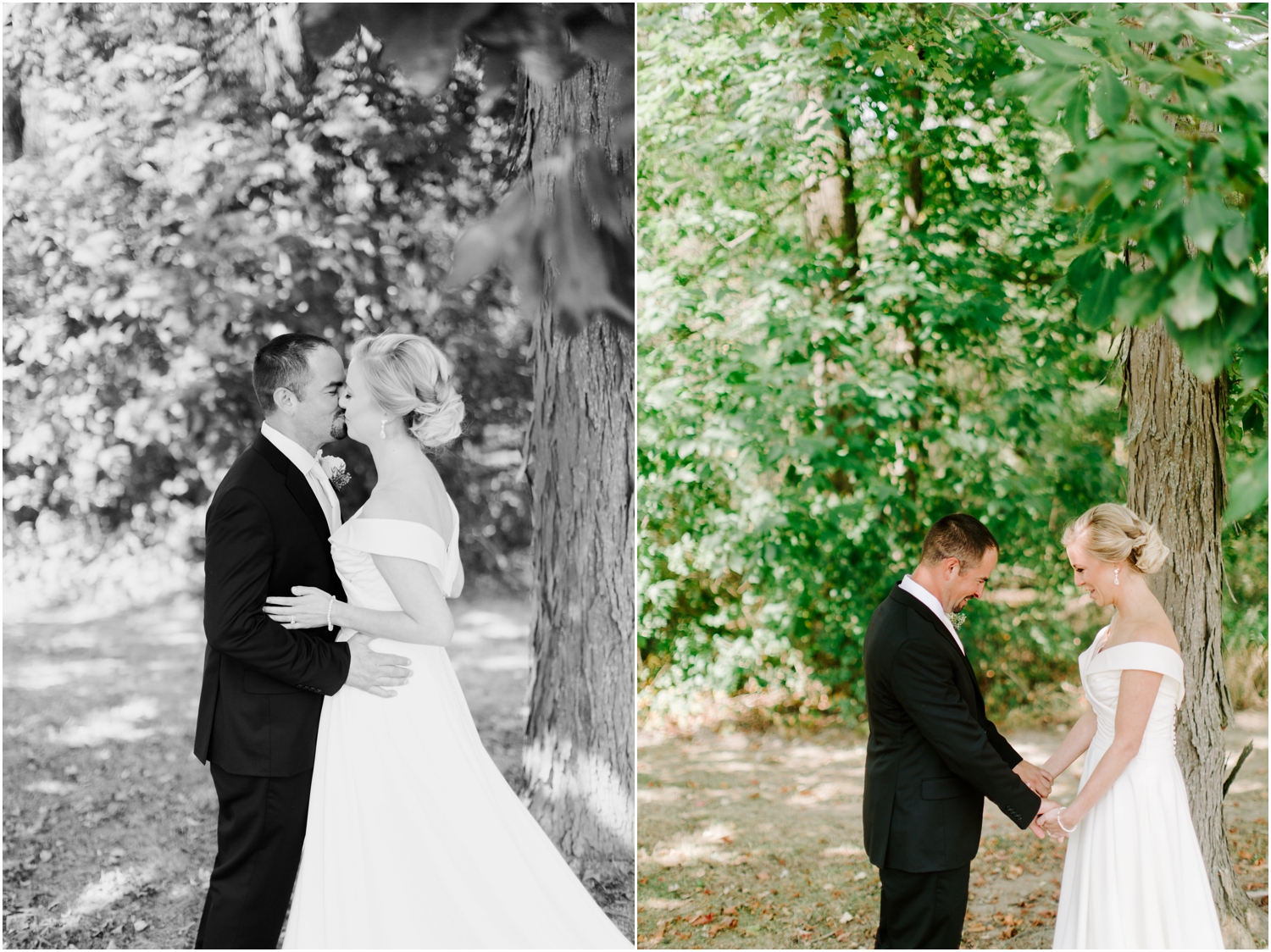 My Black + White, Colorless Wedding at The White Rose Event Center