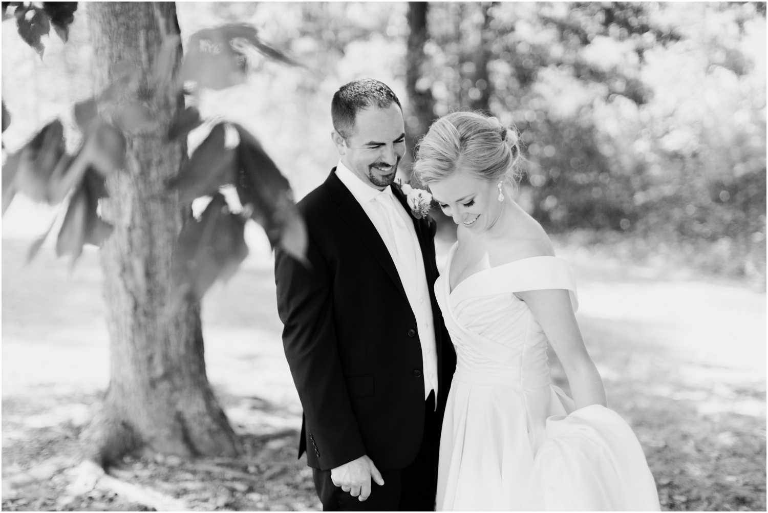 My Black + White, Colorless Wedding at The White Rose Event Center