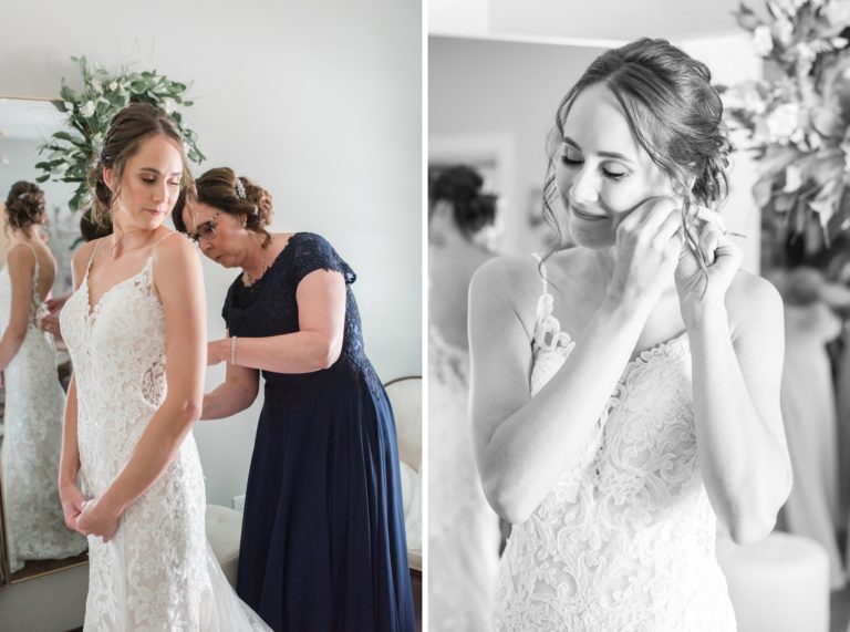 Blush & Dusty Blue Wedding at The Wooded Knot | Courtney Rudicel ...
