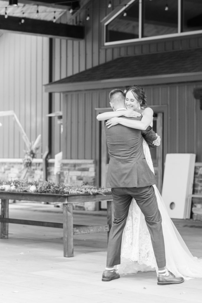 Blush & Dusty Blue Wedding at The Wooded Knot | Courtney Rudicel ...
