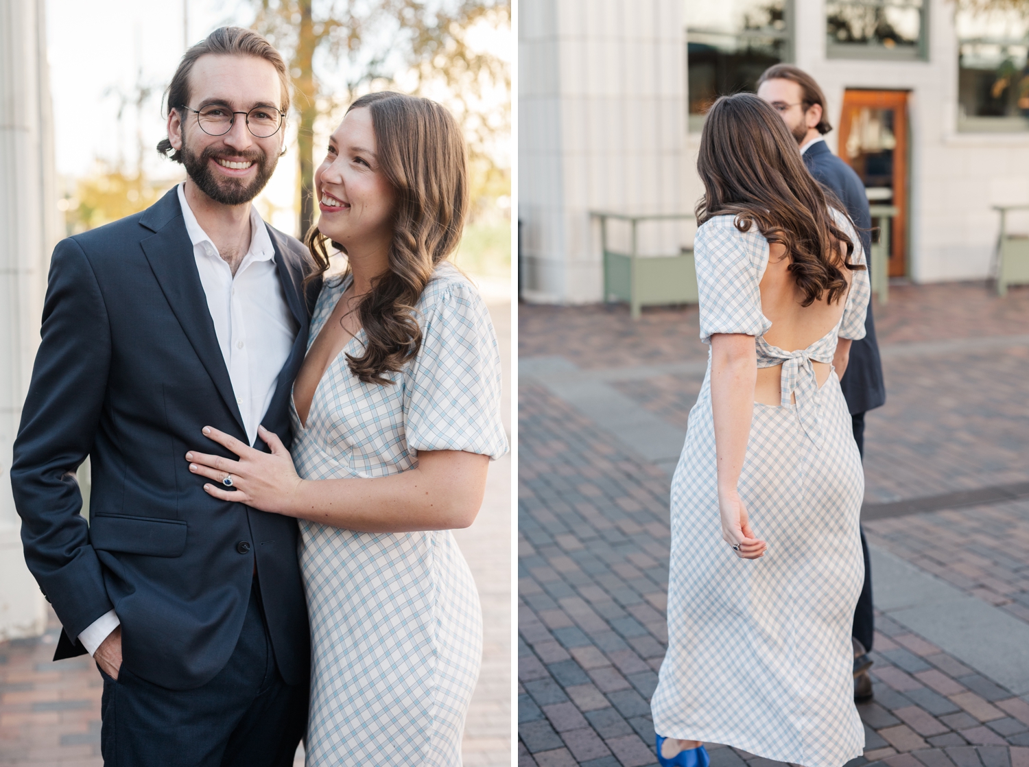 Indianapolis Engagement at Bottleworks Hotel and Lockerbie Square