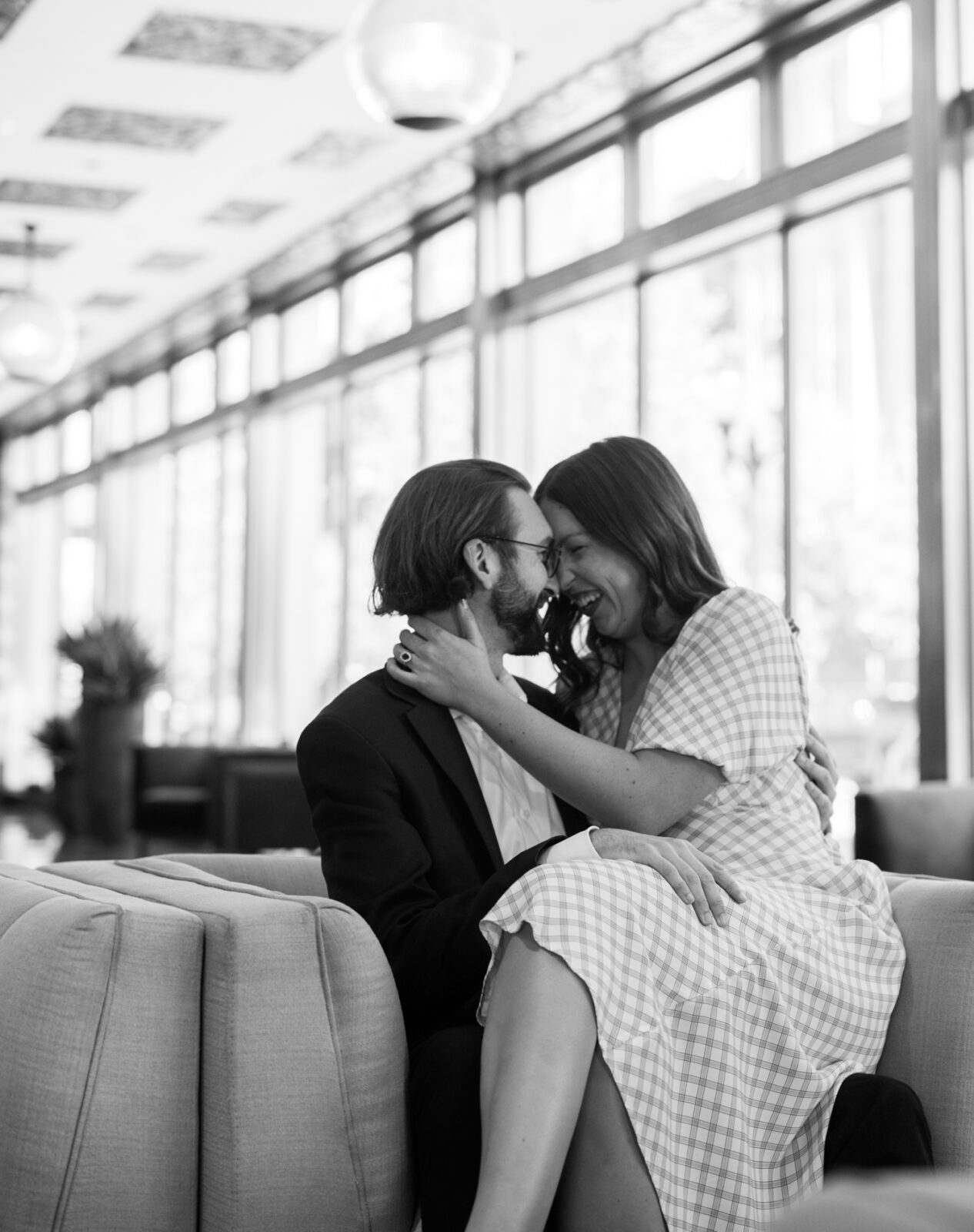 Indianapolis Engagement at Bottleworks Hotel and Lockerbie Square