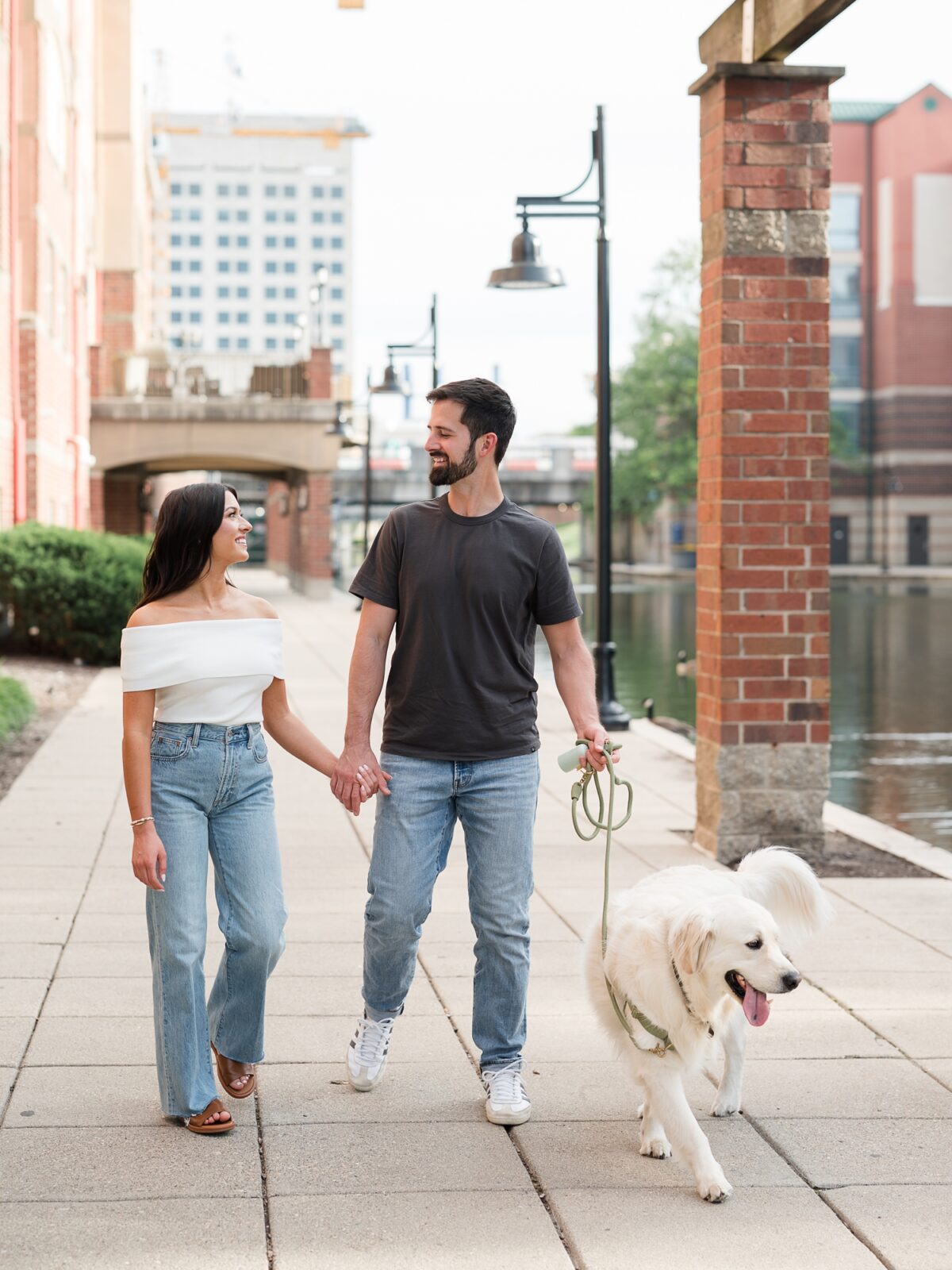 Downtown Indianapolis Engagement | Courtney Rudicel Photographer