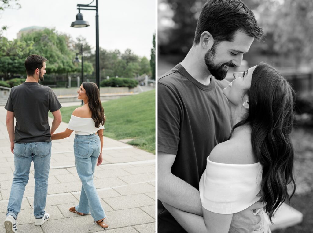 Downtown Indianapolis Engagement | Courtney Rudicel Photographer