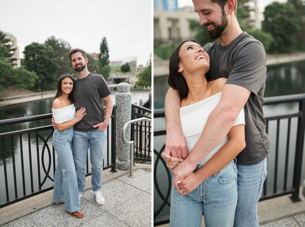 Downtown Indianapolis Engagement | Courtney Rudicel Photographer