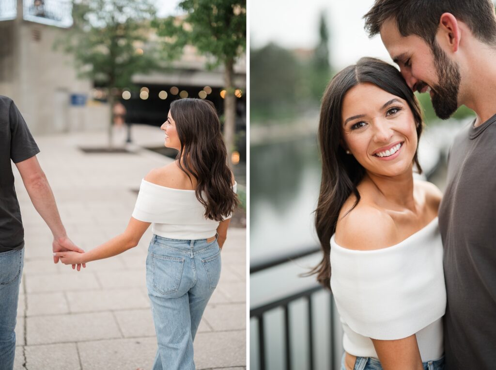 Downtown Indianapolis Engagement | Courtney Rudicel Photographer