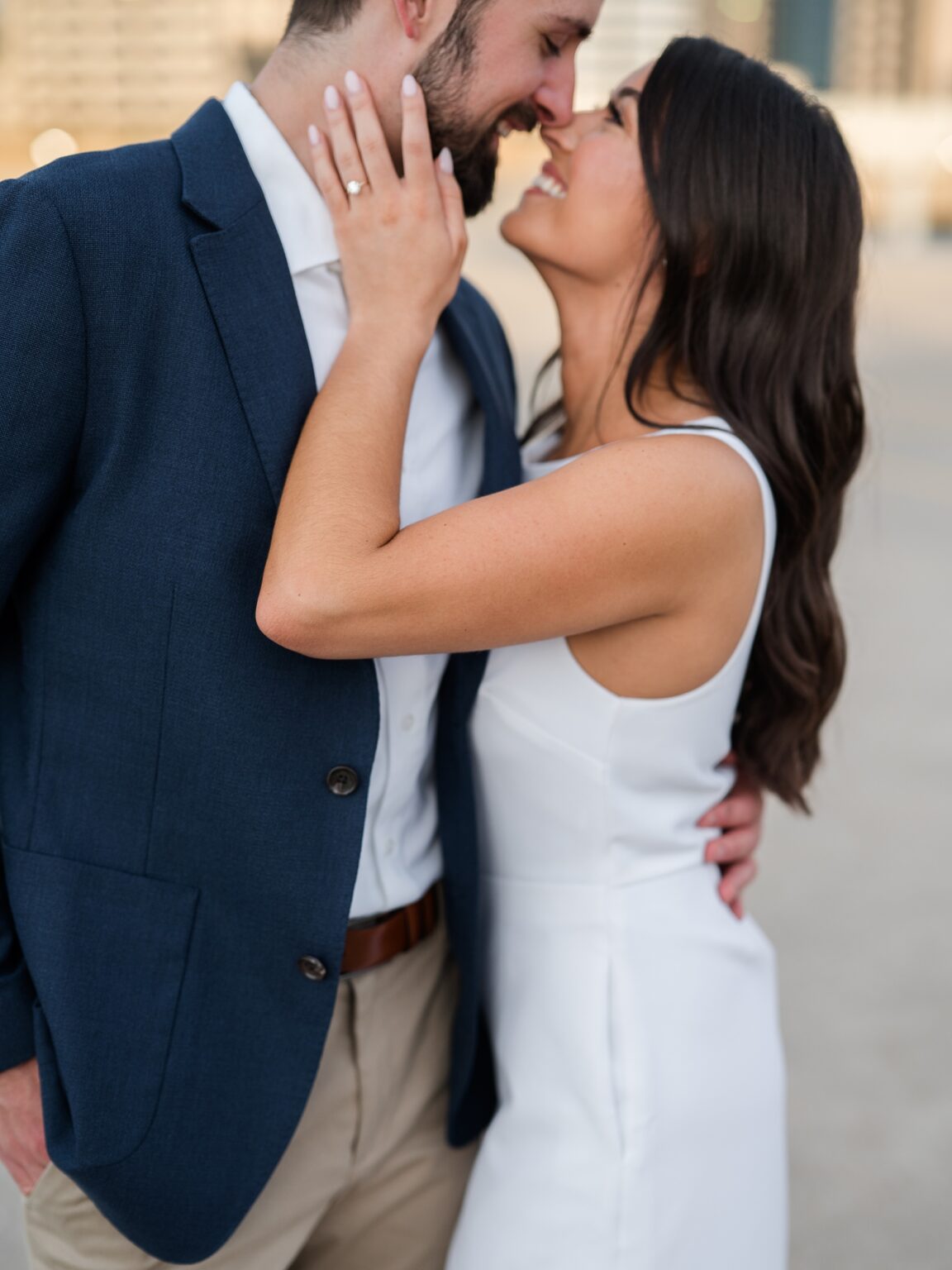 Downtown Indianapolis Engagement | Courtney Rudicel Photographer