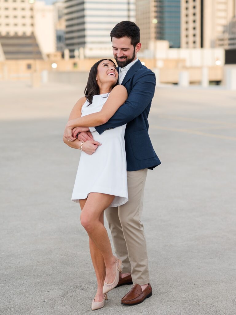 Downtown Indianapolis Engagement | Courtney Rudicel Photographer