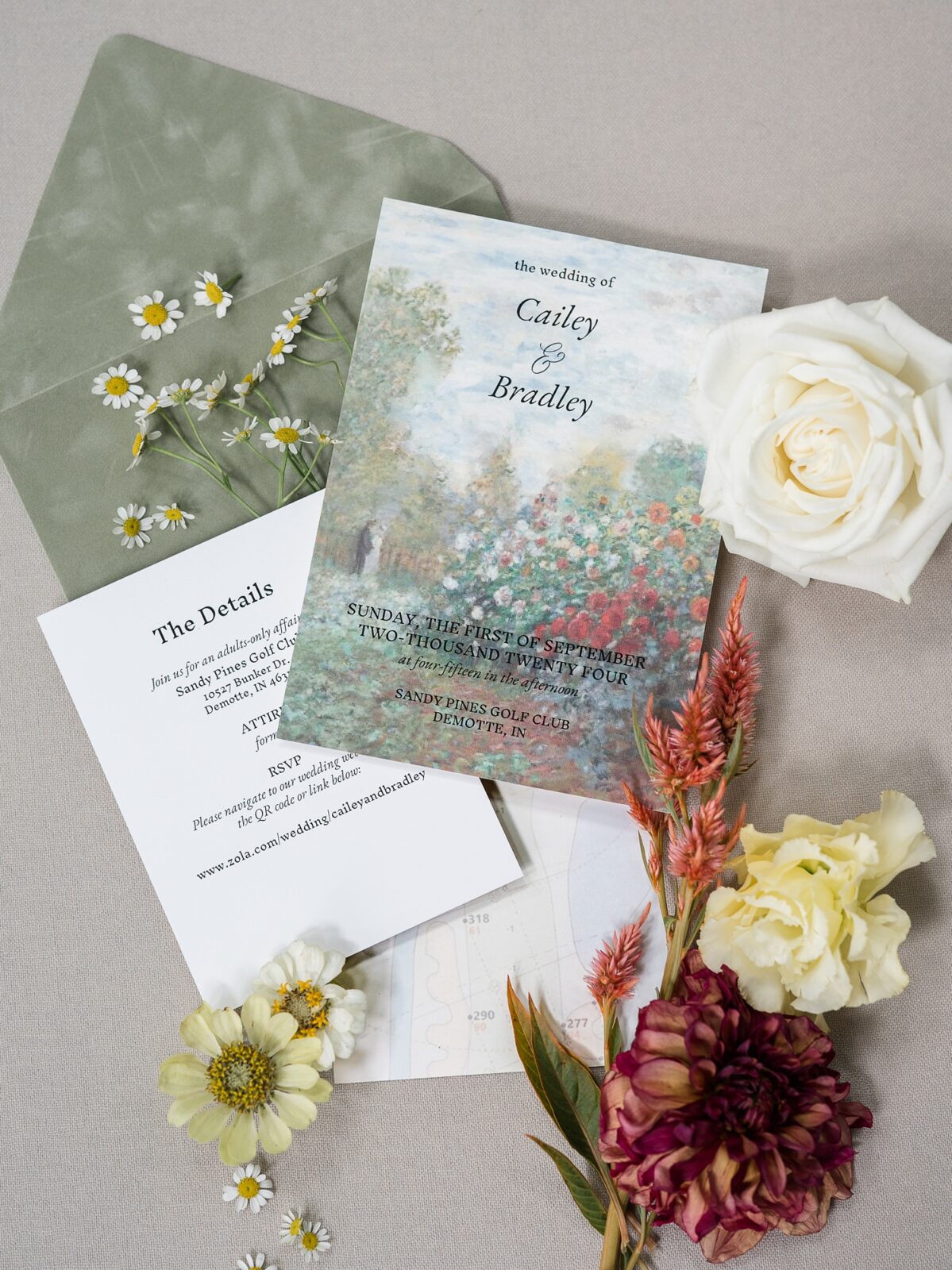 Warm, Autumn-Toned Wedding at the Pavilion at Sandy Pines | Demotte ...